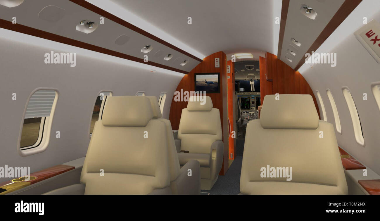 Bombardier Challenger Interior
