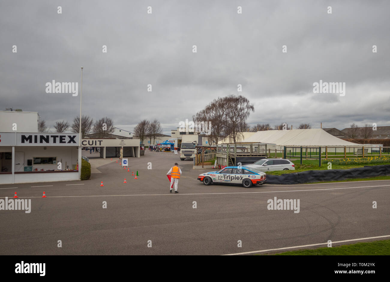Crash barrier racing circuit hi-res stock photography and images - Alamy