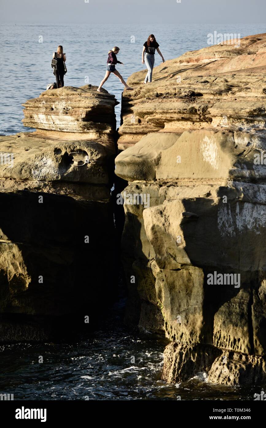 Sunset Cliff Jumping