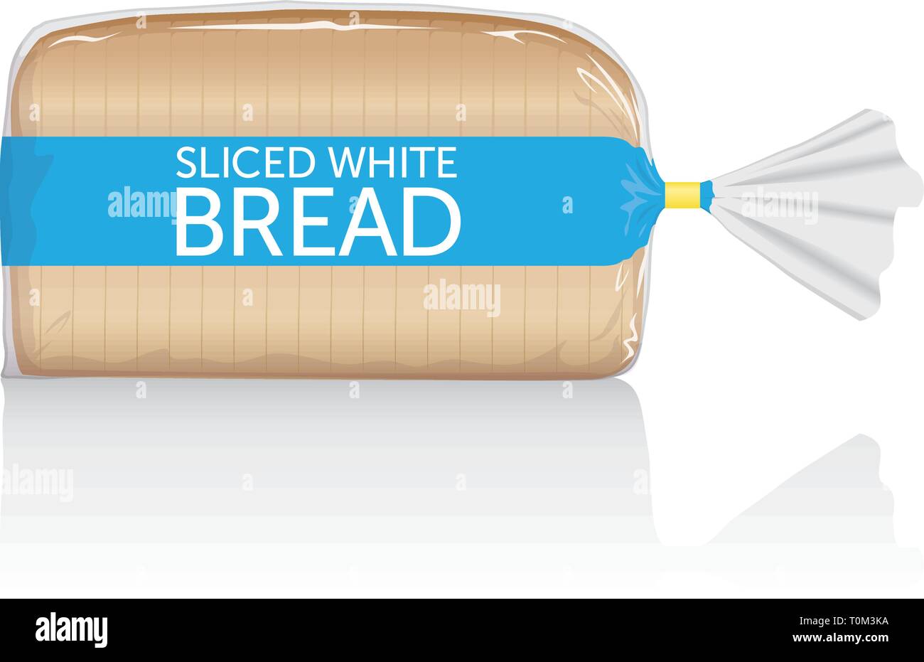 Loaf Of White Bread In Bag