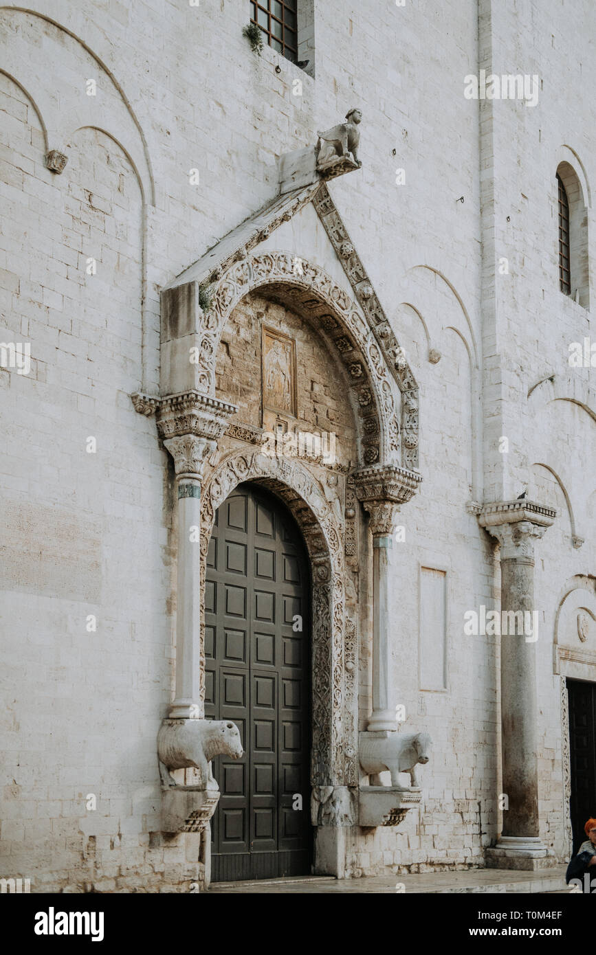 The Pontifical Basilica di San Nicola, 1197, Romanesque architecture ...