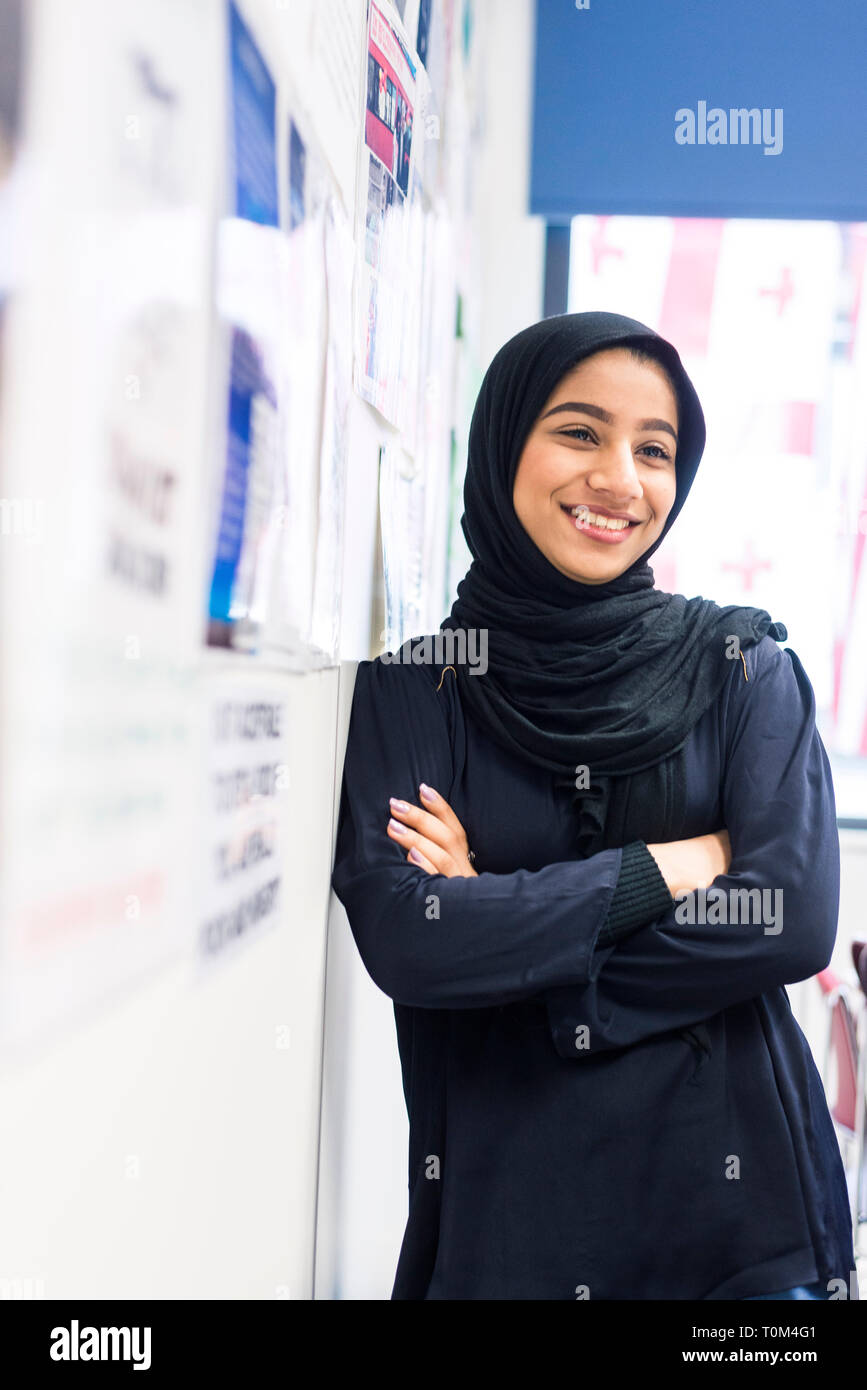 Female muslim college student on hi-res stock photography and images ...