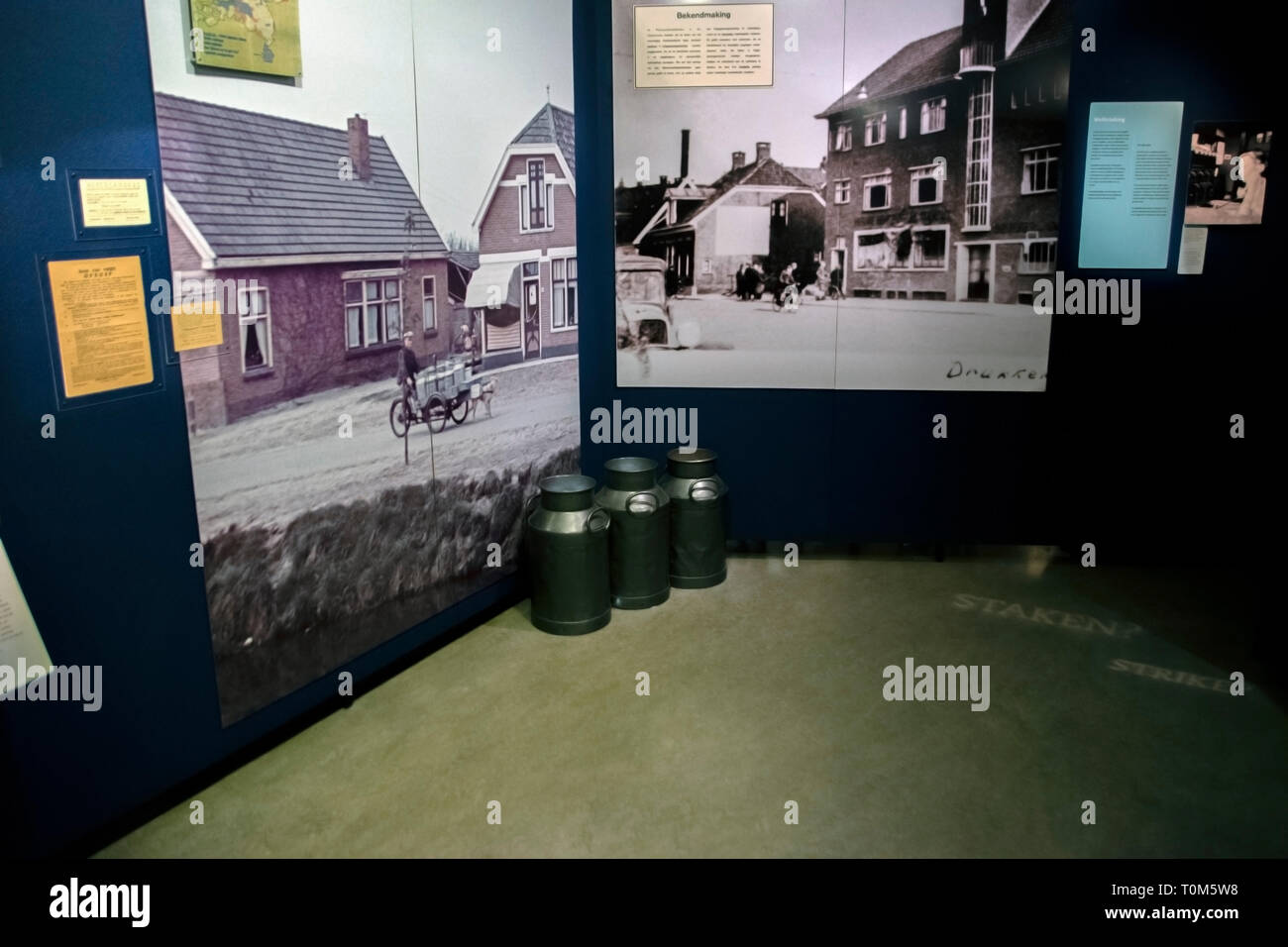 Exhibition Room At The Resistance Museum At Amsterdam The Netherlands ...
