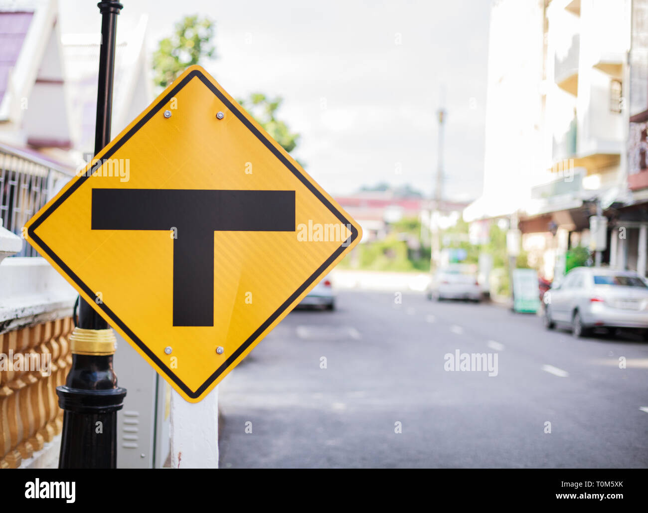 T Junction High Resolution Stock Photography and Images - Alamy