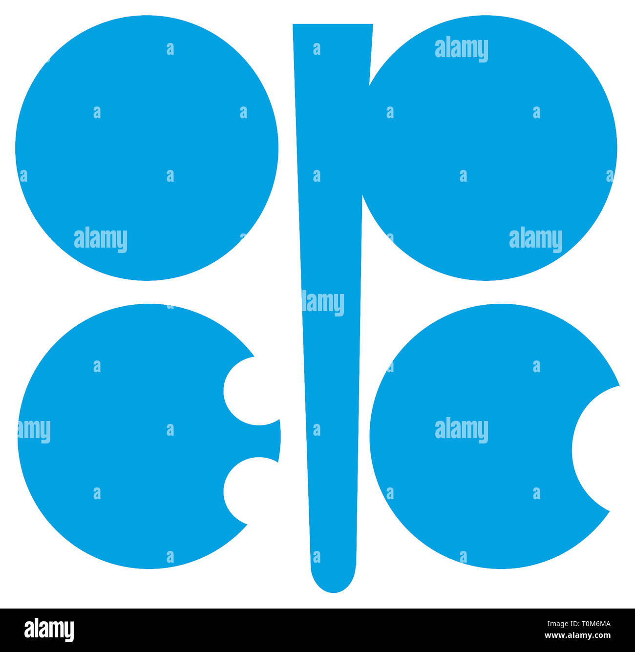 Logo of the Organization of the Petroleum Exporting Countries OPEC with ...