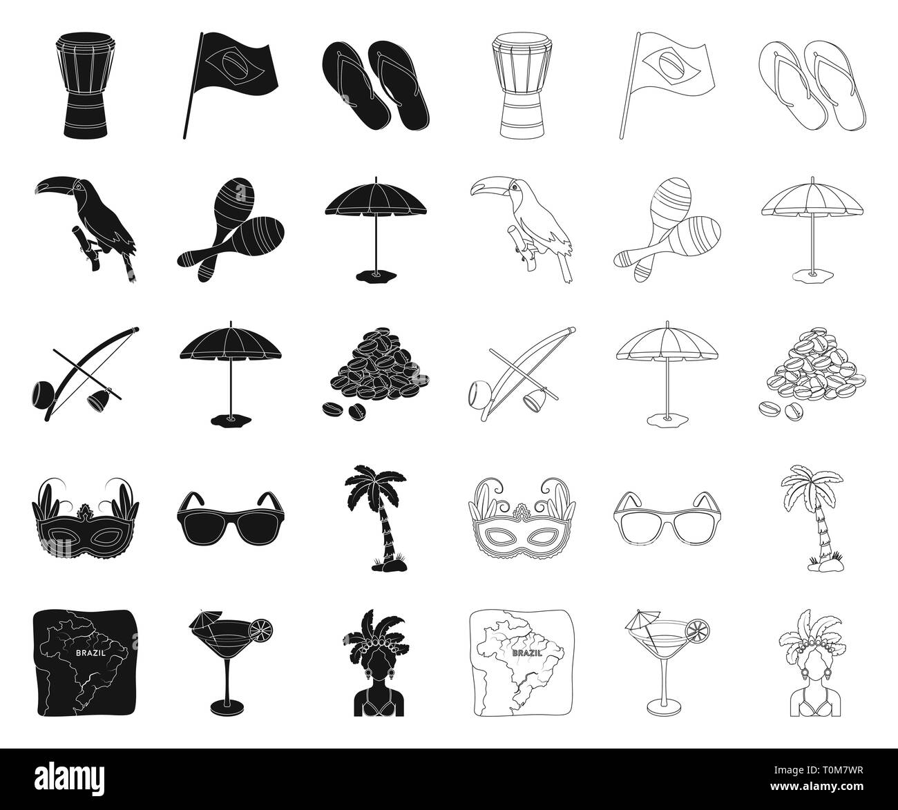 Brazilian samba dancer Cut Out Stock Images & Pictures - Alamy