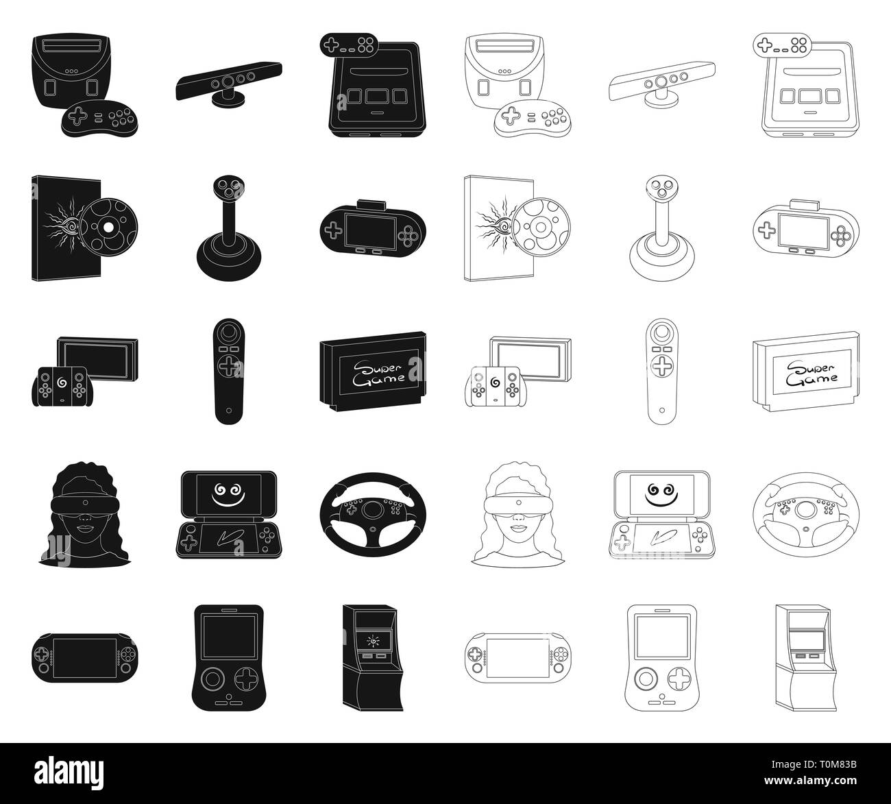 appliance,black,outline,box,collection,console,control,design,device ...