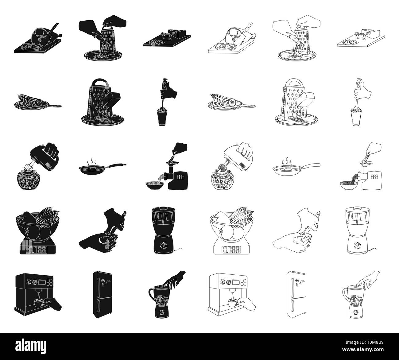 Hand blender bowl tomato mixer hi-res stock photography and images - Alamy