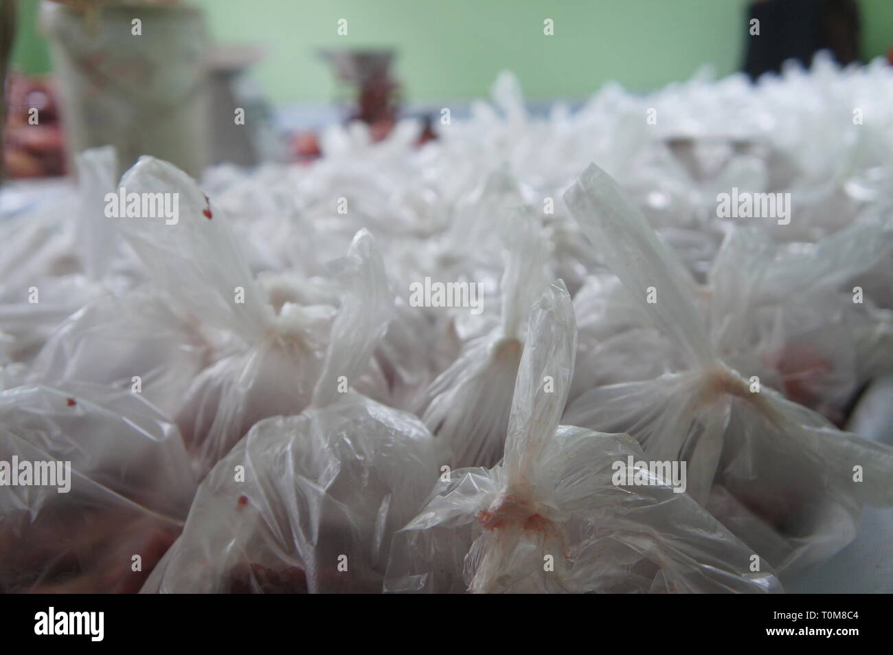 white plastic bags Stock Photo - Alamy