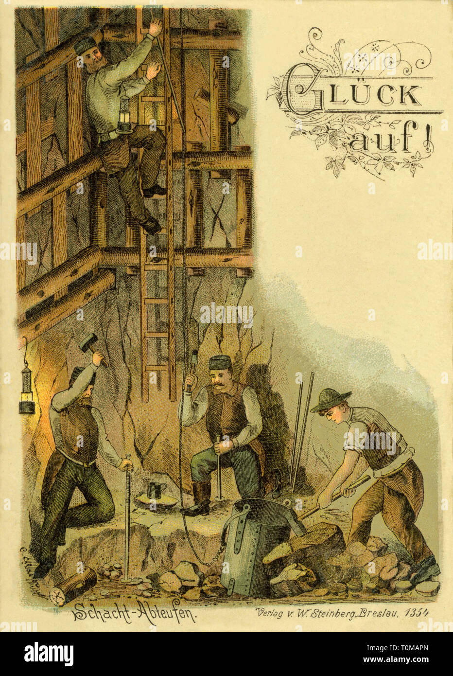 Good luck god save the mining hi-res stock photography and images - Alamy