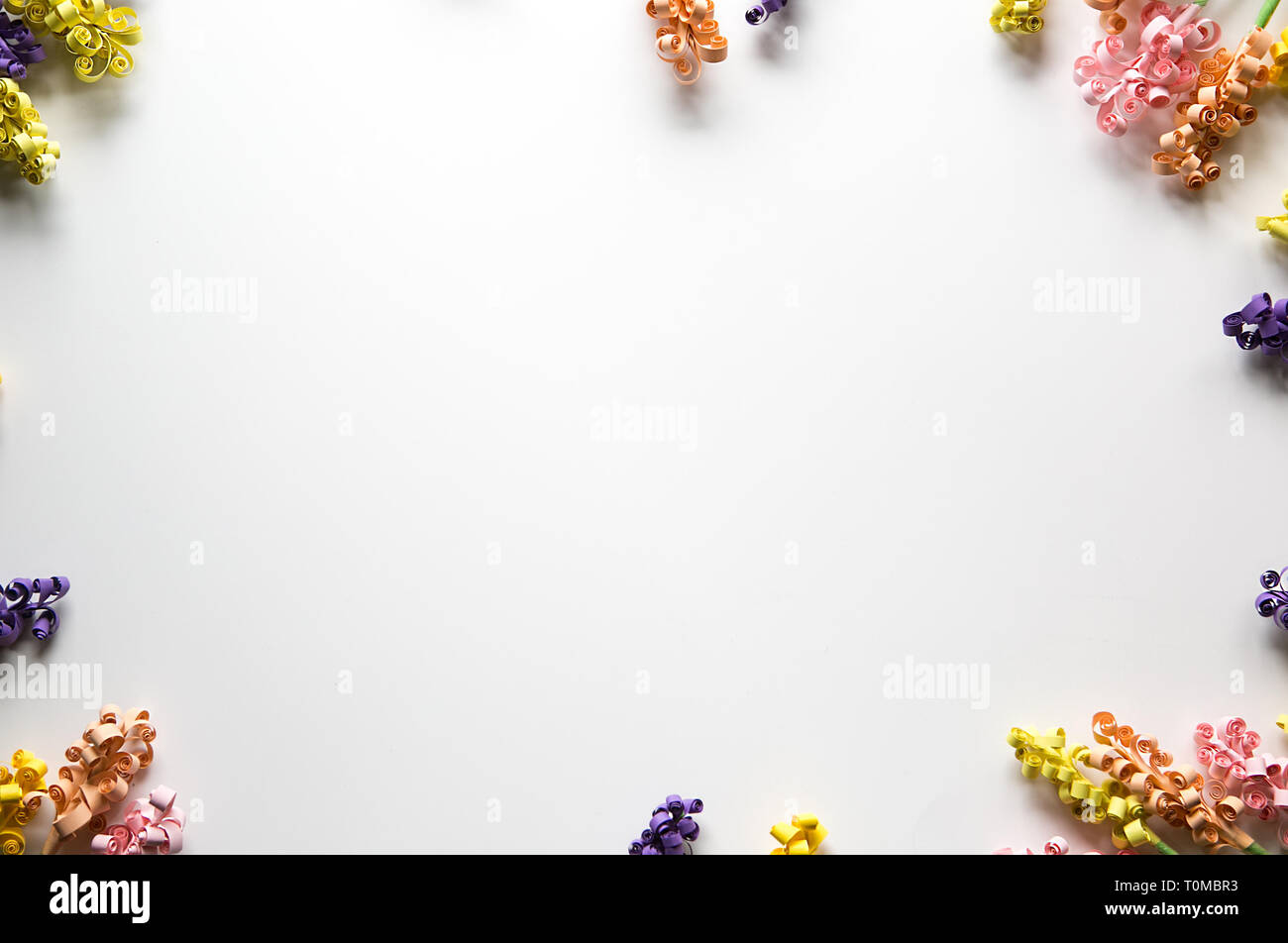 Beautiful card frame flowers hi-res stock photography and images - Alamy