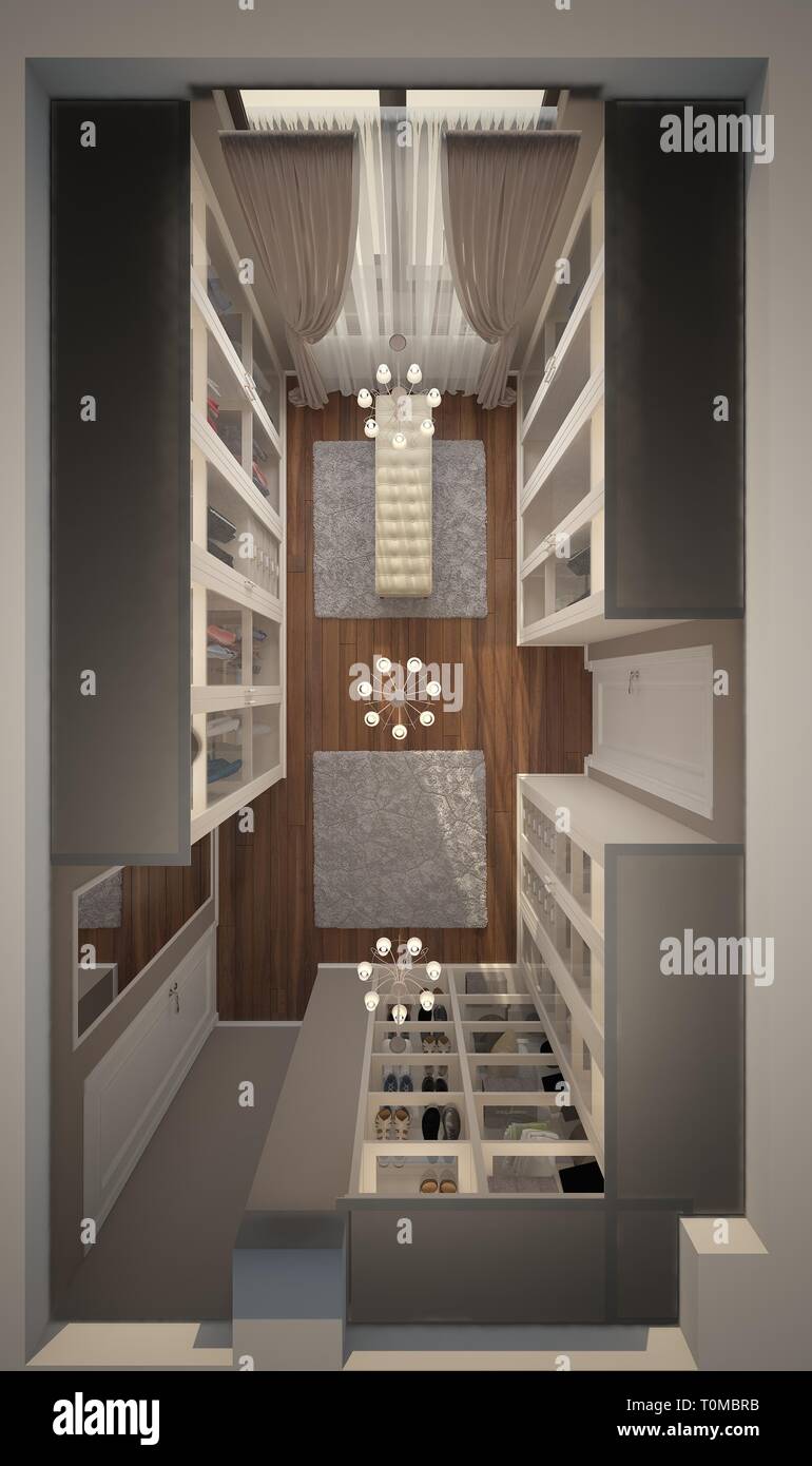 3d render of an entrance hall Stock Photo - Alamy