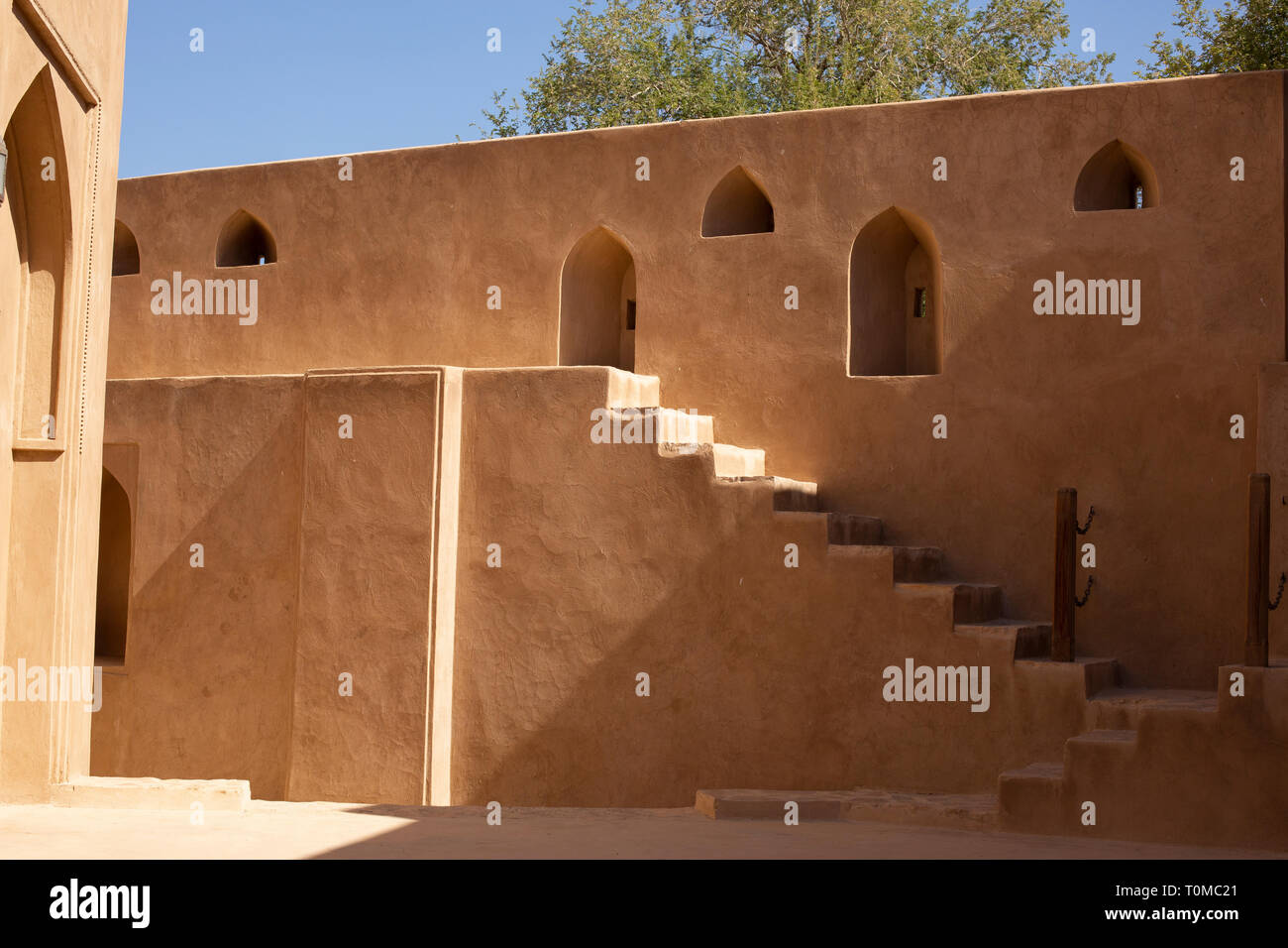 Details of the Jabrin Fort in Oman Stock Photo - Alamy