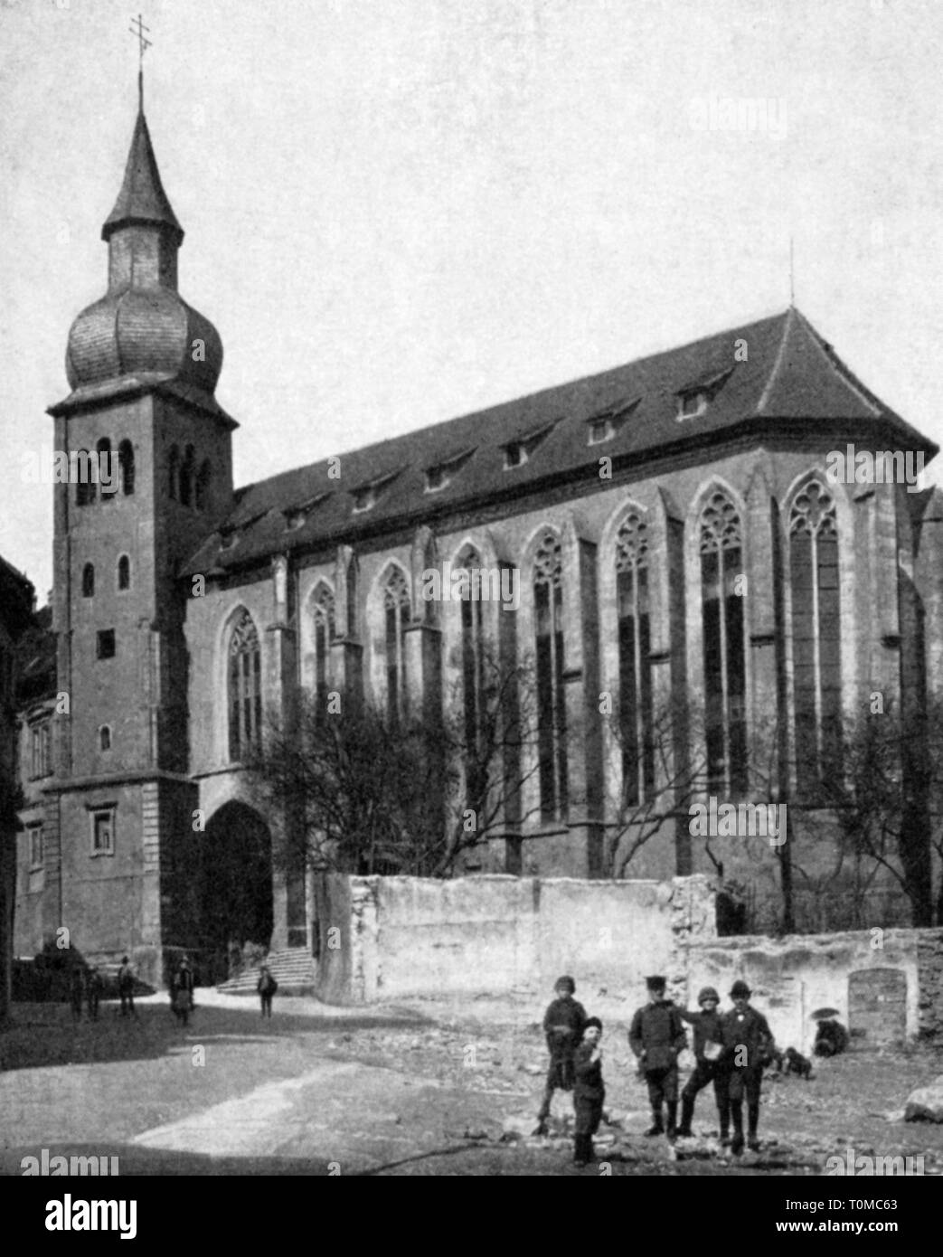 geography / travel, Germany, Wuerzburg, churches, Deutschhauskirche ...