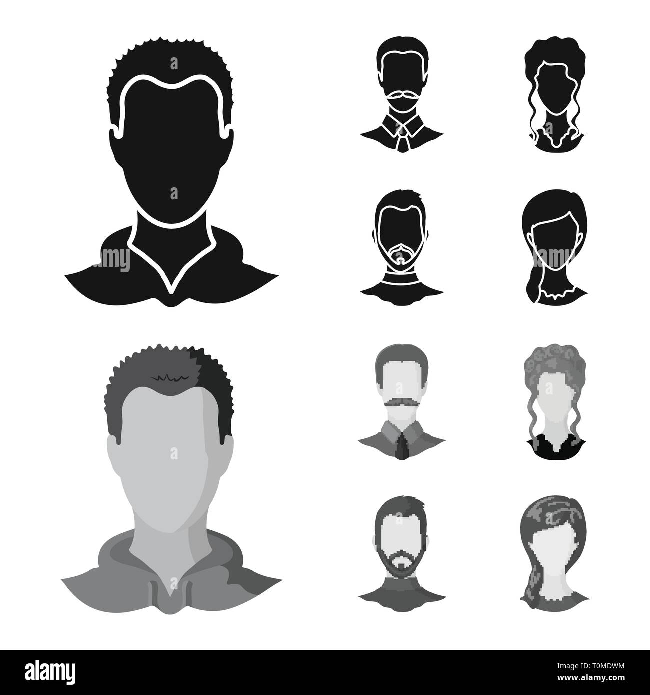 Vector illustration of professional and photo icon. Set of professional ...
