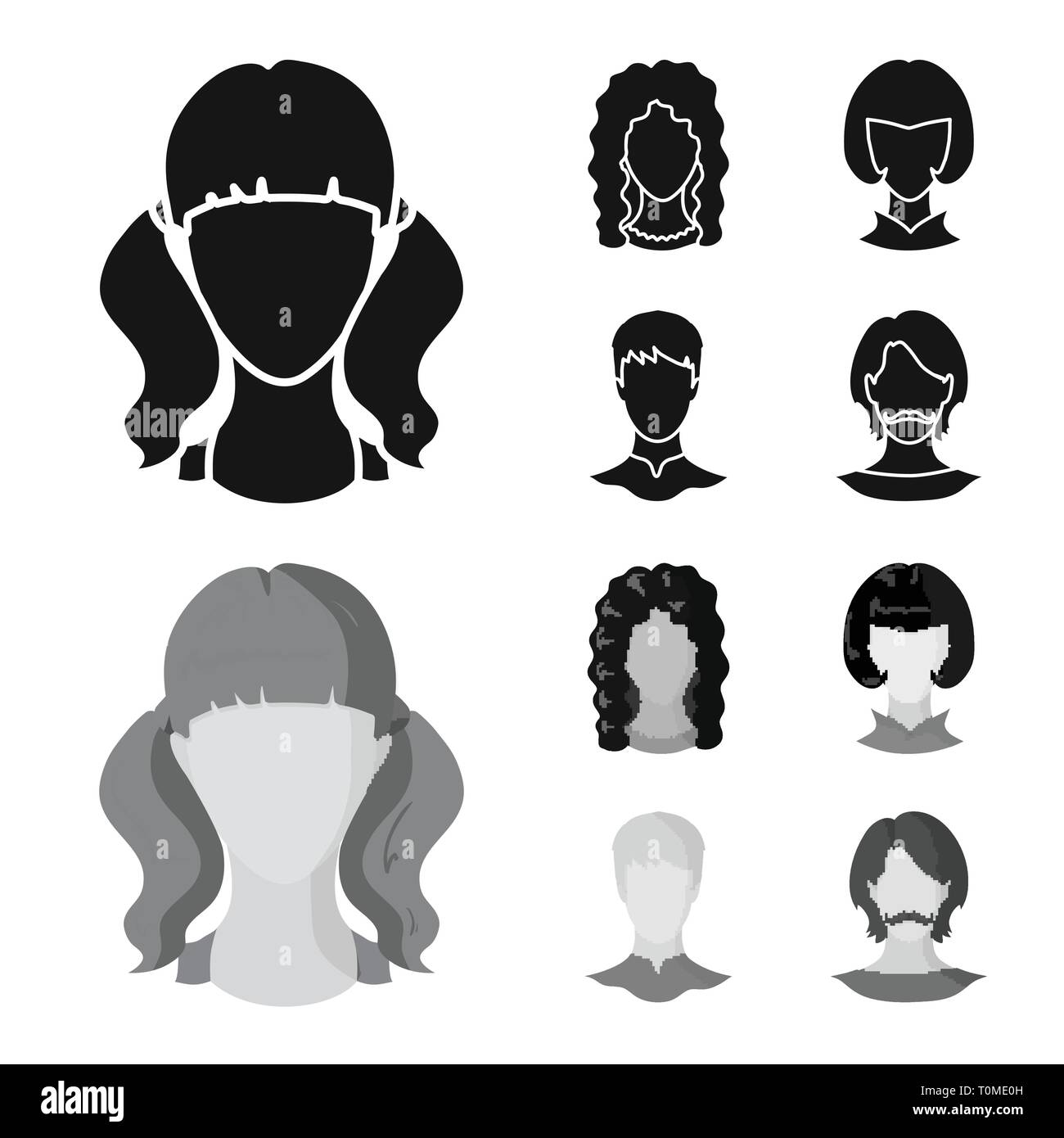 Vector illustration of professional and photo icon. Collection of ...