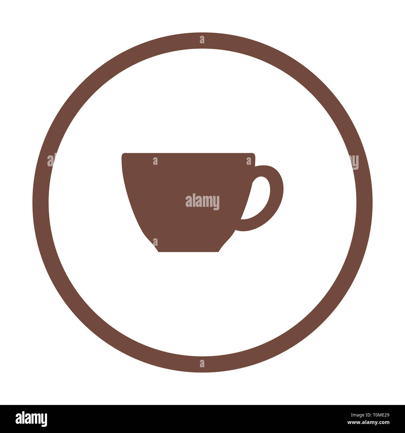 Cup and circle Stock Photo - Alamy