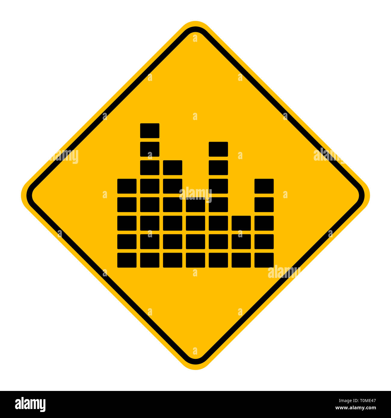 Equalizer and road sign Stock Photo - Alamy
