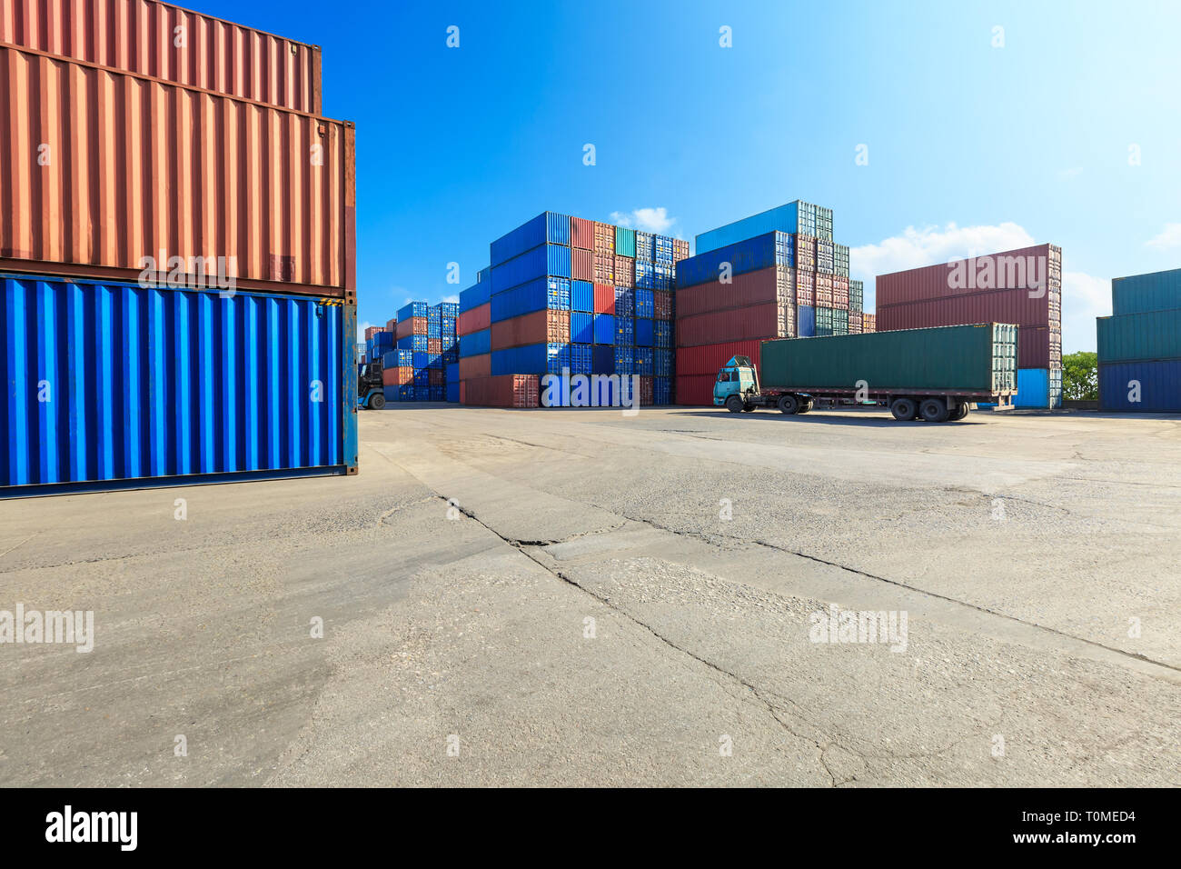 Industrial Container yard for Logistic Import Export business,modern ...