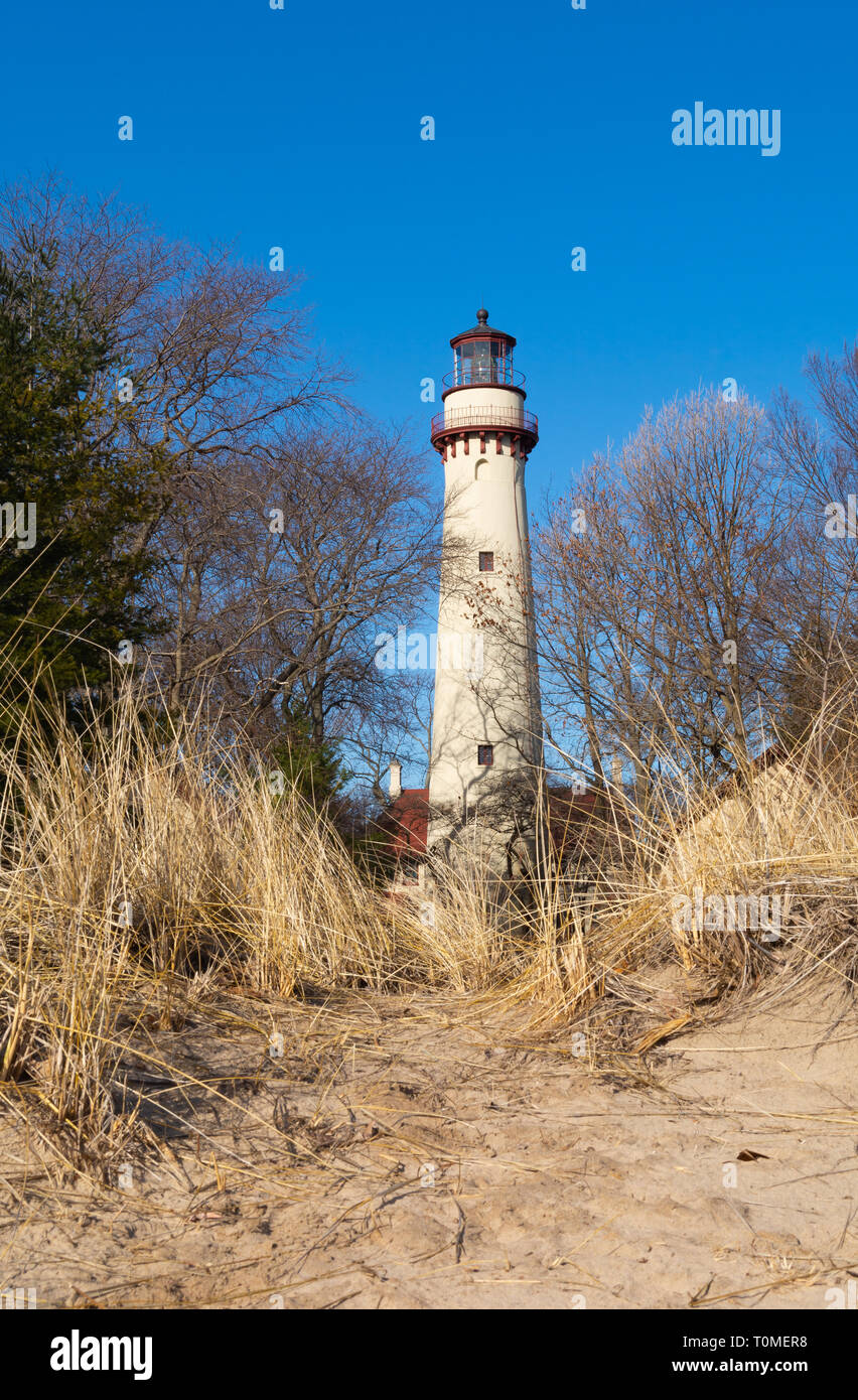 Grosse Point Lighthouse on a beautiful March morning. Evanston ...