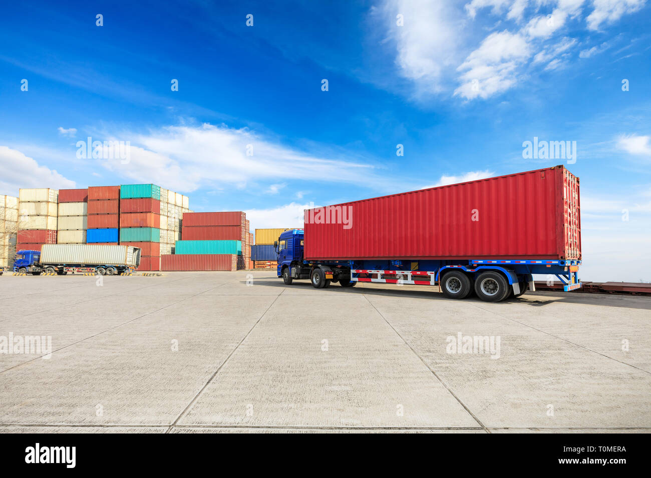 Industrial Container yard for Logistic Import Export business,modern ...