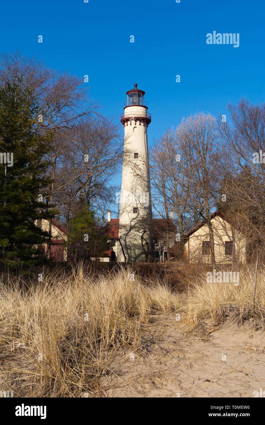 Grosse Point Lighthouse on a beautiful March morning. Evanston ...