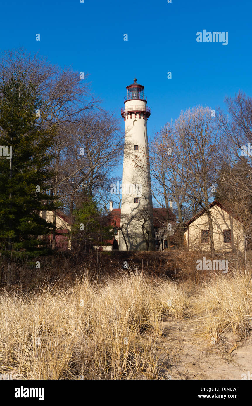 Grosse Point Lighthouse on a beautiful March morning. Evanston ...