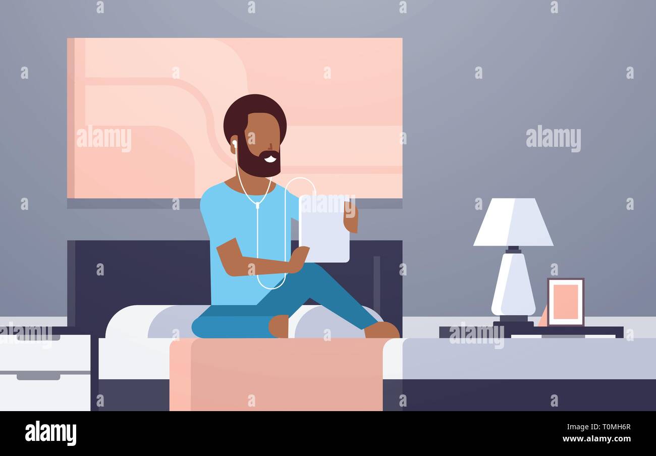 Book on the bed Stock Vector Images - Alamy