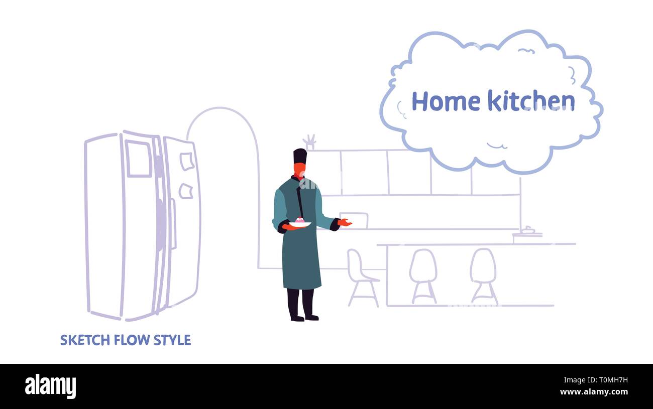 Refrigerator full length kitchen Cut Out Stock Images & Pictures - Alamy