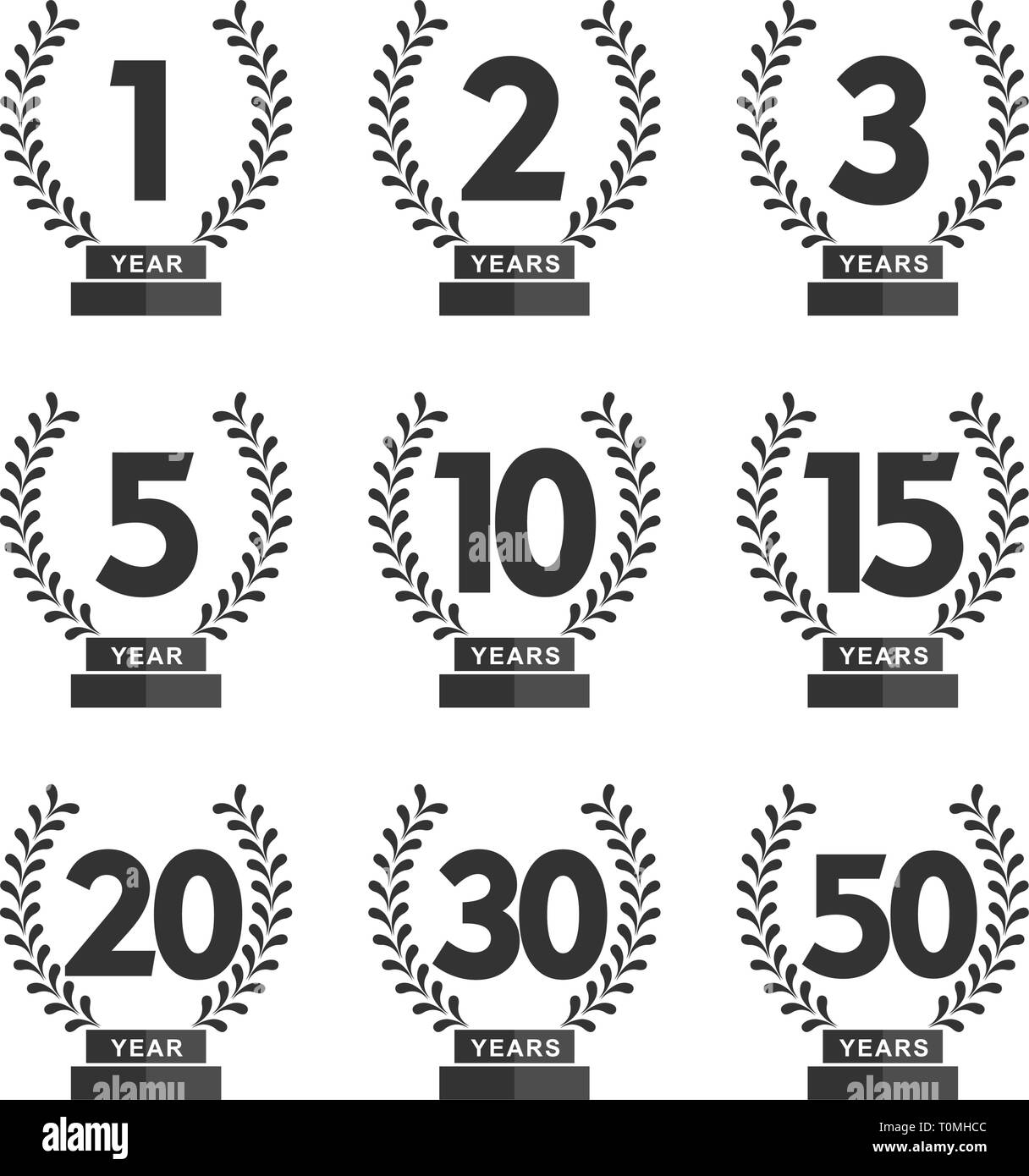 Our anniversary Stock Vector Images - Alamy