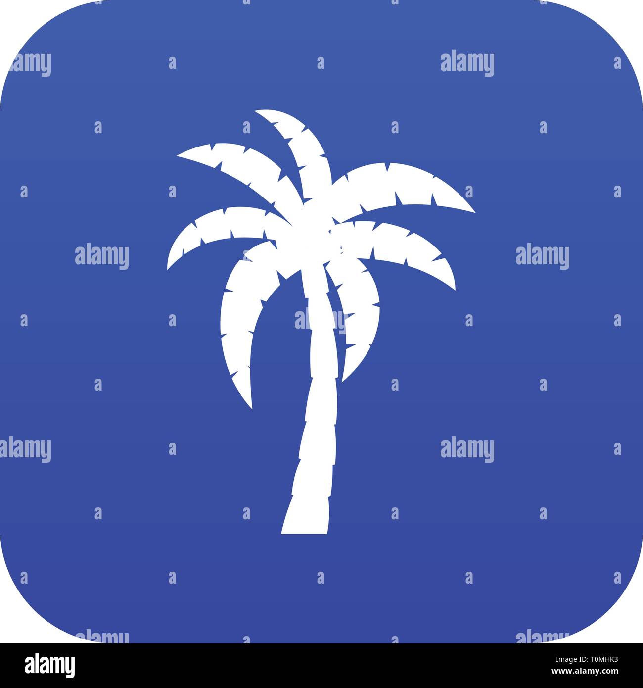 Palm icon digital blue Stock Vector Image & Art - Alamy