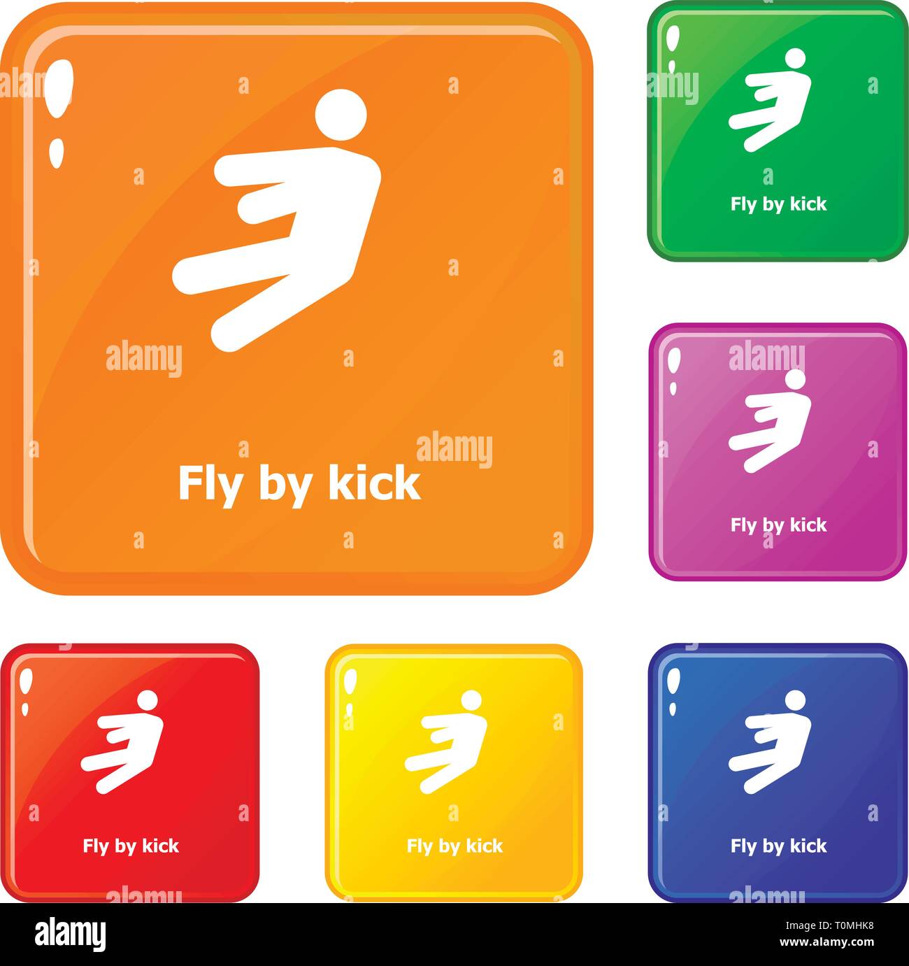 Overhead kick Stock Vector Images - Alamy