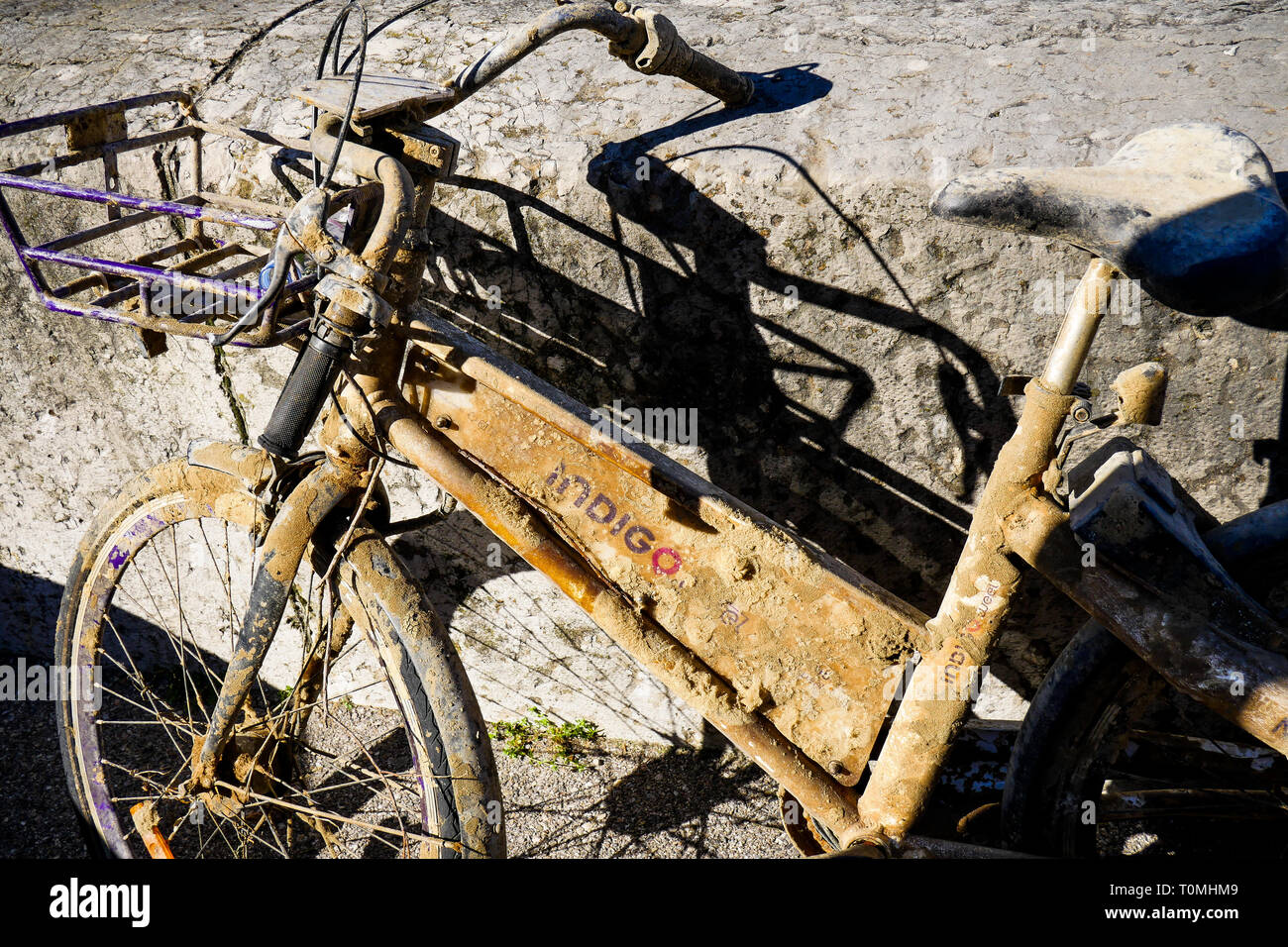 Bicycle wreck, Lyon, France Stock Photo - Alamy