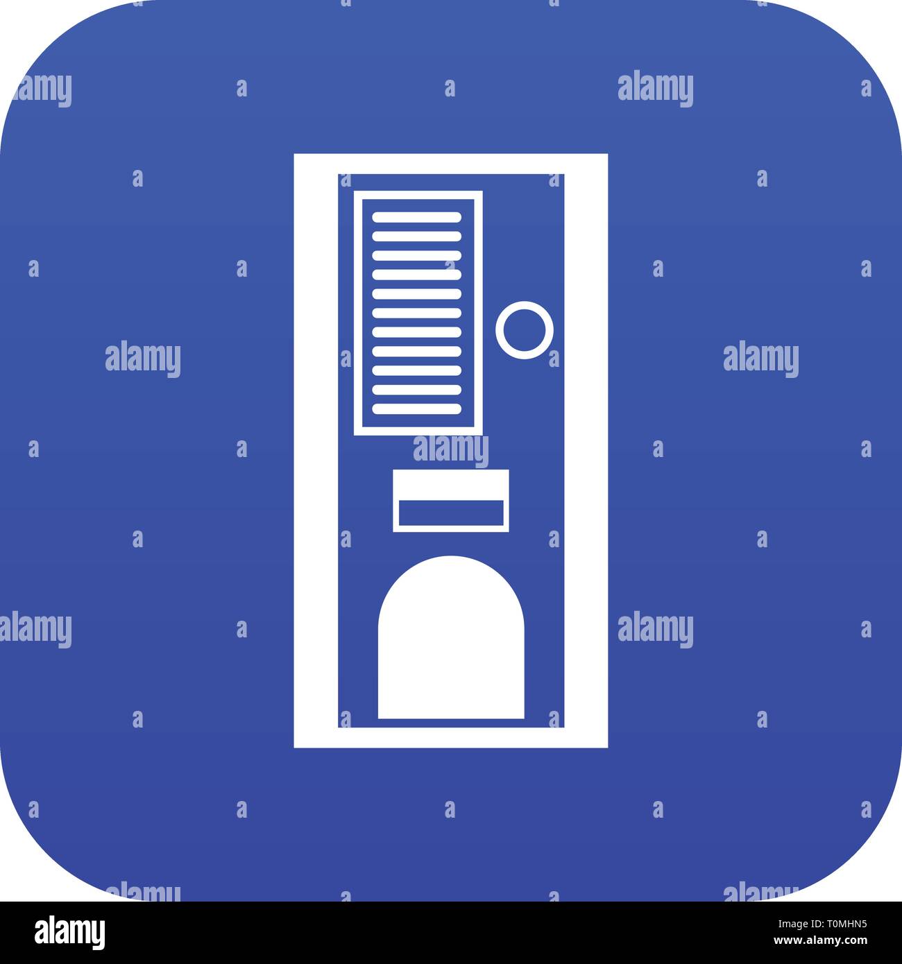 Coffee vending machine icon digital blue Stock Vector Image & Art - Alamy