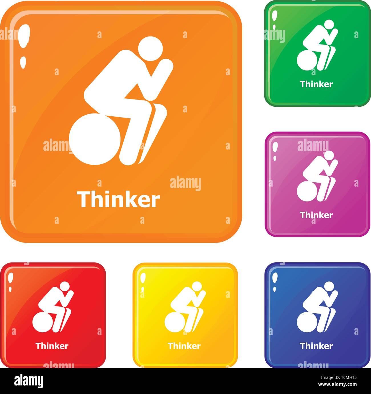 Poet and thinker Stock Vector Images - Alamy