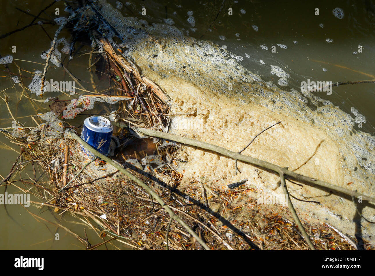Polluated river hi-res stock photography and images - Alamy