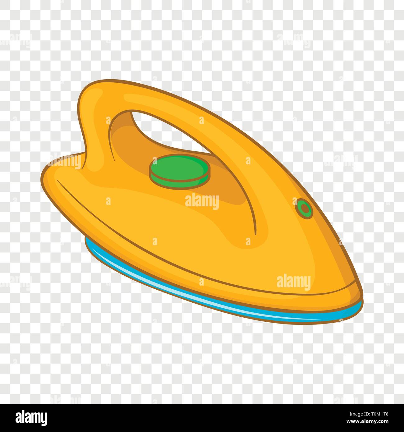 Orange iron icon in cartoon style Stock Vector Image & Art - Alamy