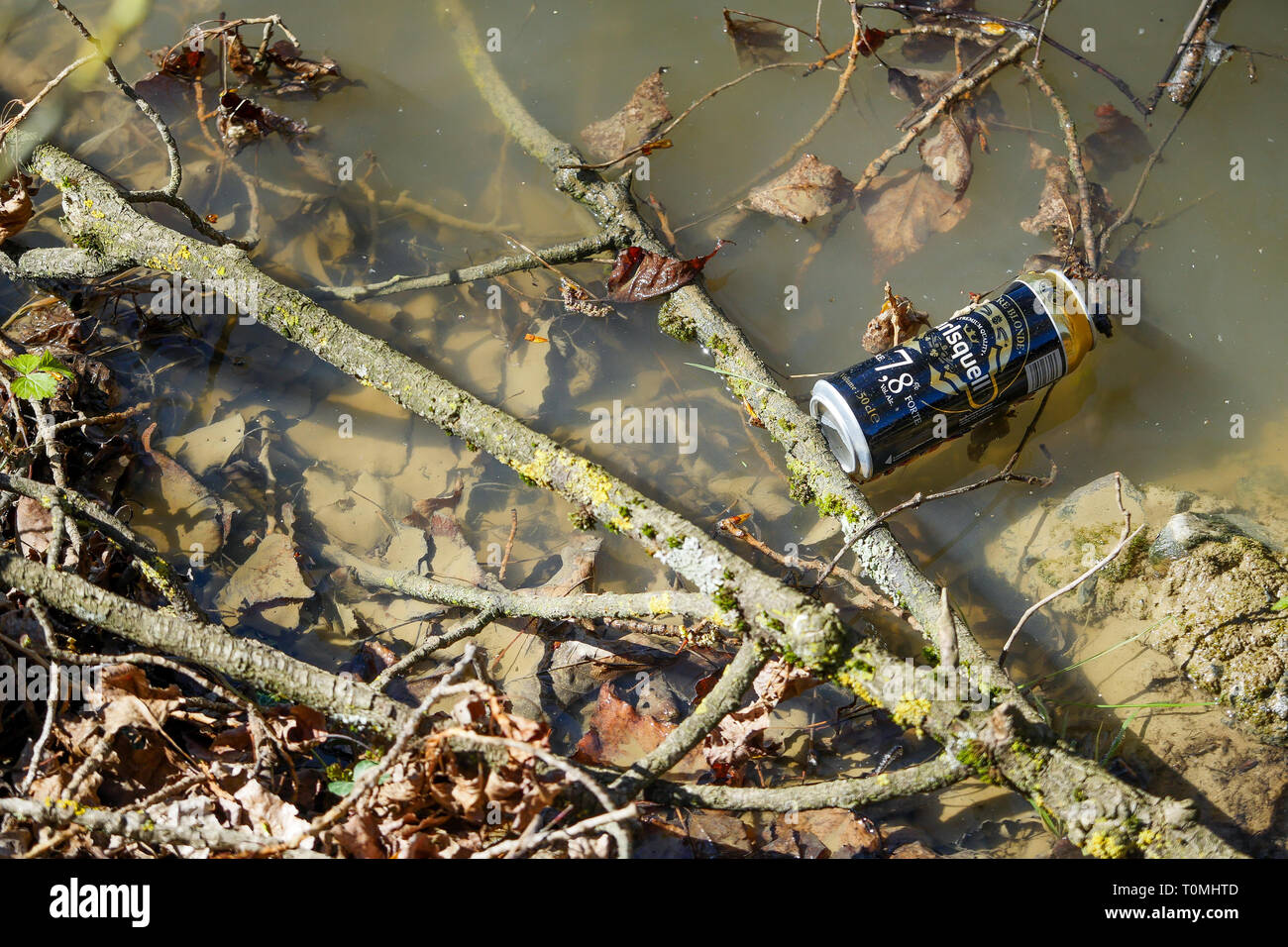 Polluated river hi-res stock photography and images - Alamy