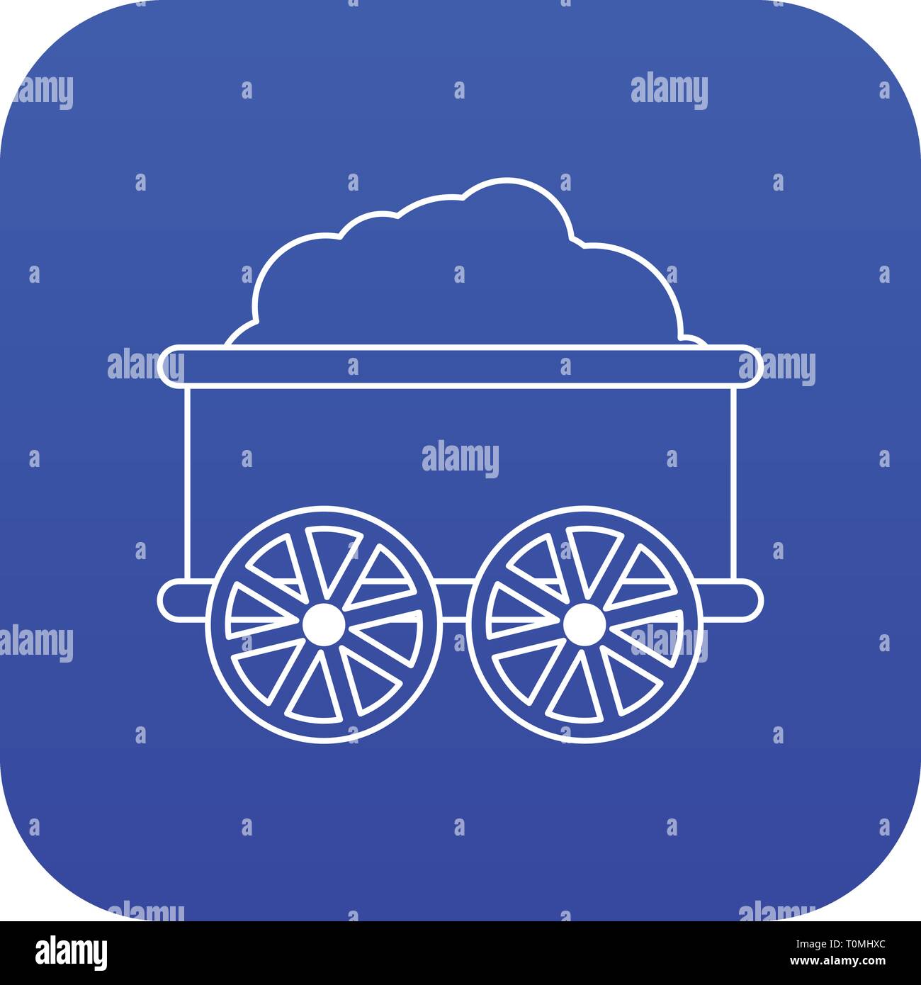 Train wagon icon blue vector Stock Vector Image & Art - Alamy