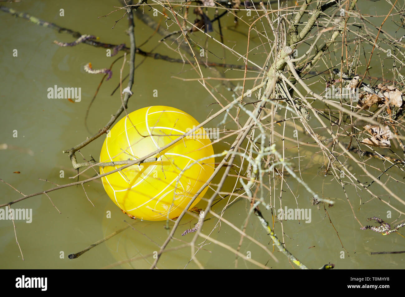 Environment: Pollution of the Saone river, Lyon, France Stock Photo - Alamy