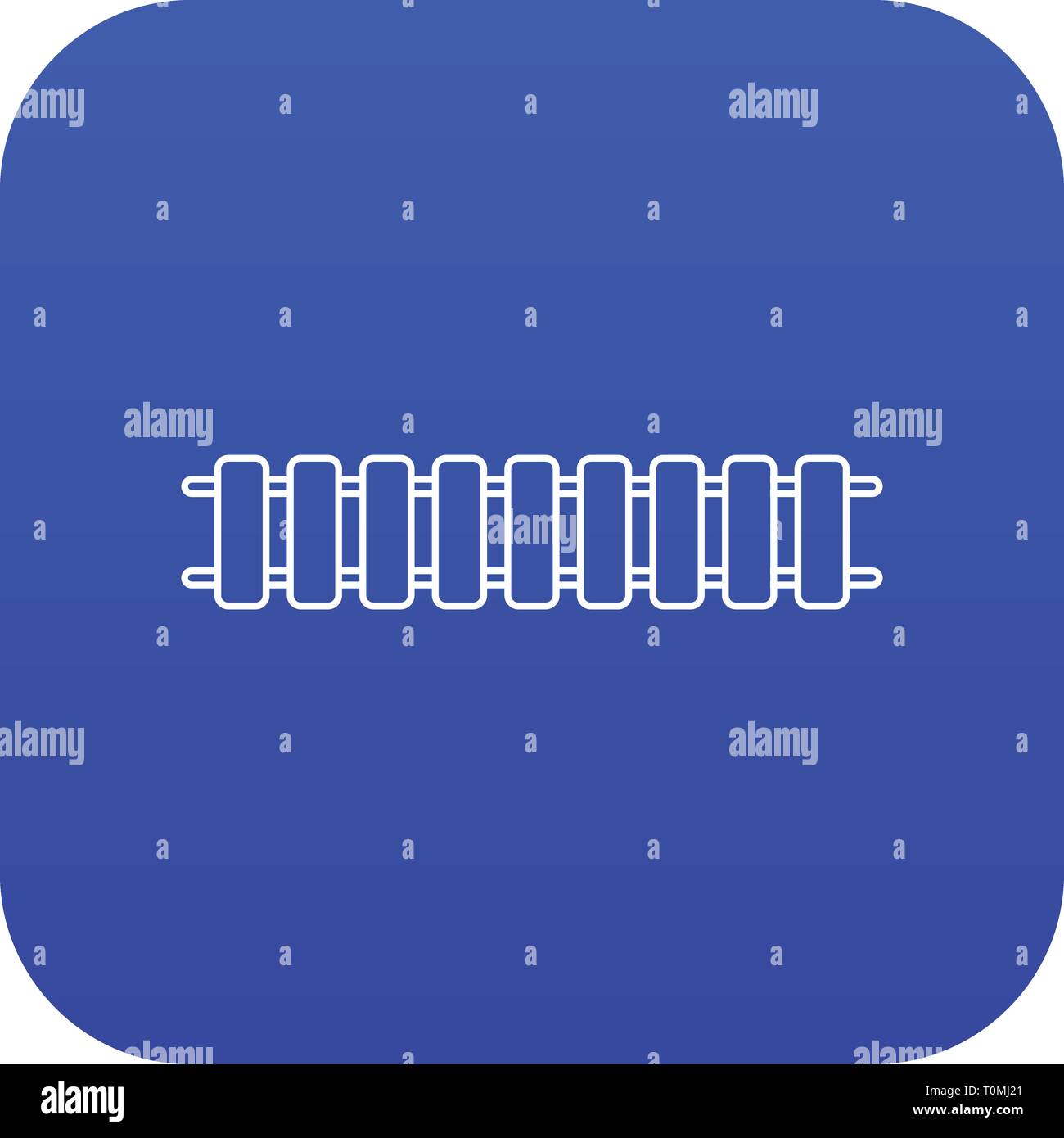 Locomotive railroad icon blue vector Stock Vector Image & Art - Alamy
