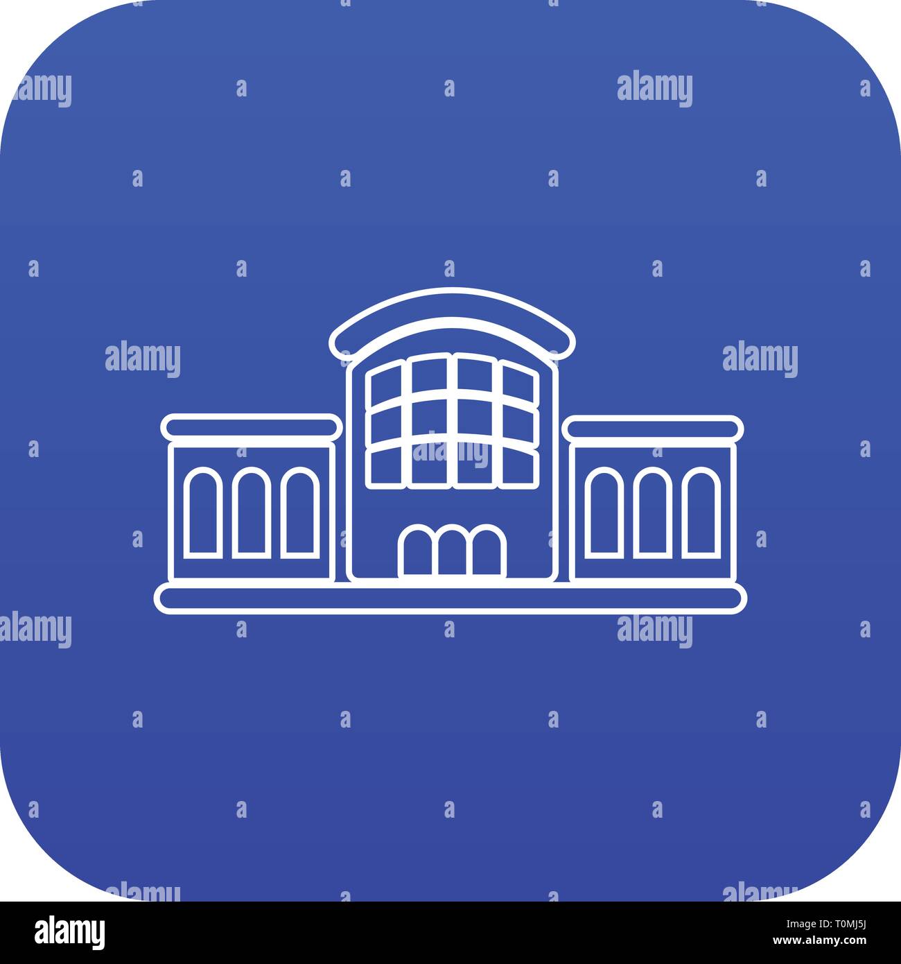 Station railway construction outdoor Stock Vector Images - Alamy