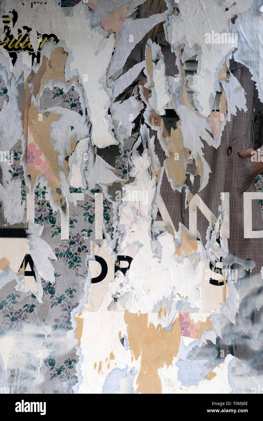 Ripped posters hi-res stock photography and images - Alamy