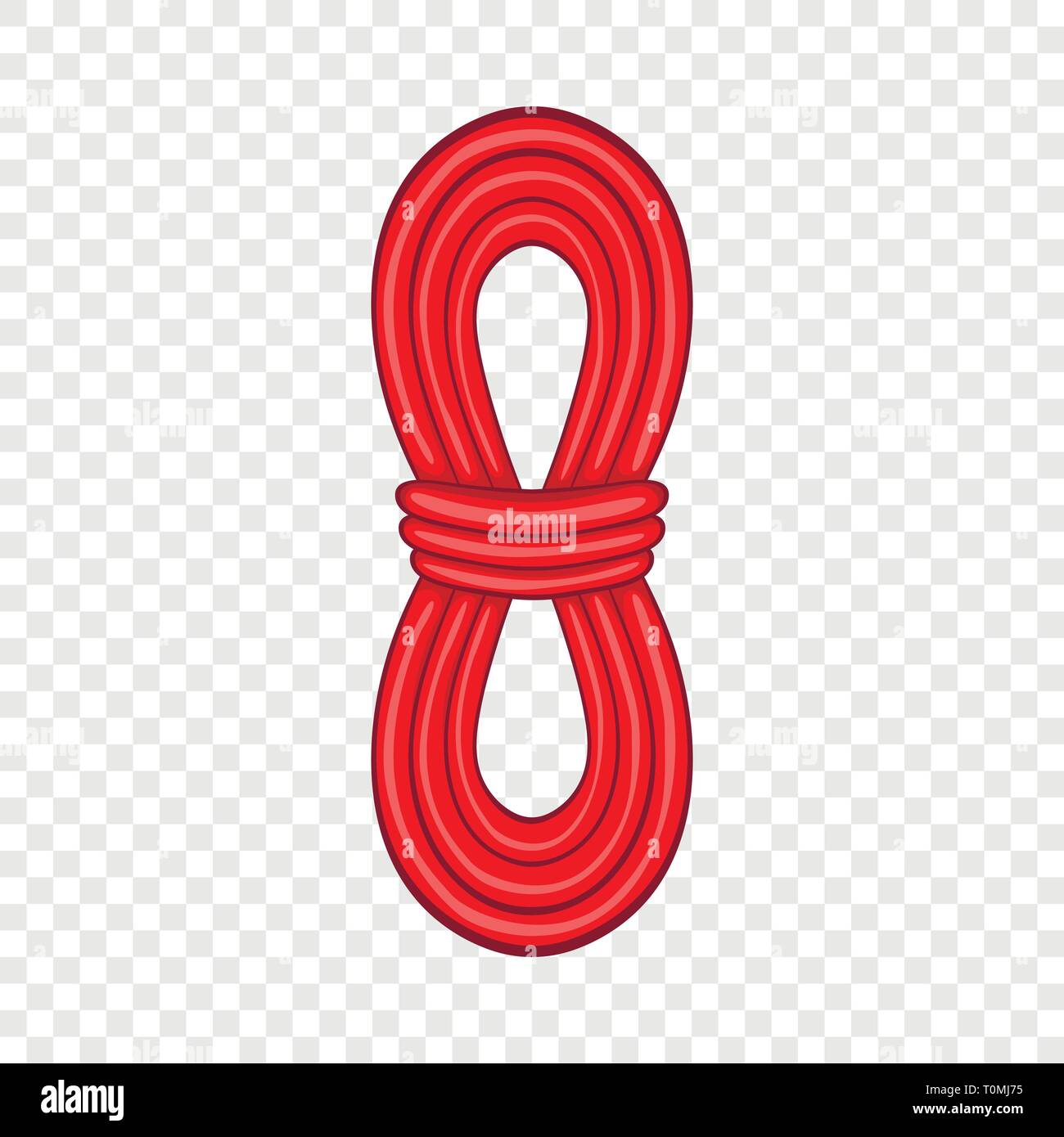 Red rope icon in cartoon style Stock Vector Image & Art - Alamy