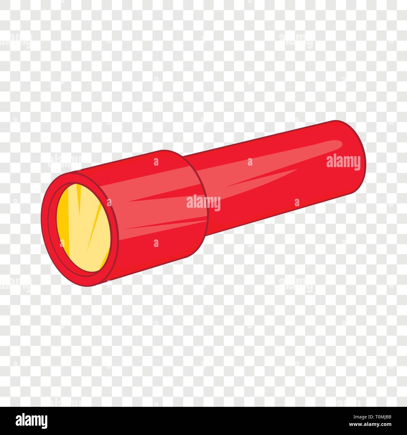 Red flashlight icon, cartoon style Stock Vector Image & Art - Alamy