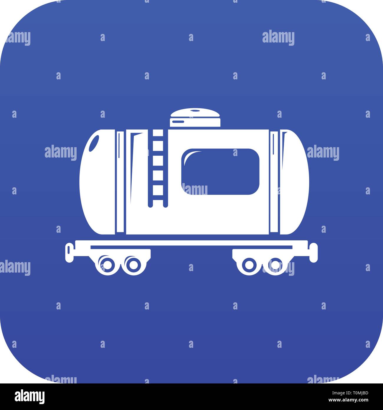Gasoline railroad tanker icon blue vector Stock Vector Image & Art - Alamy