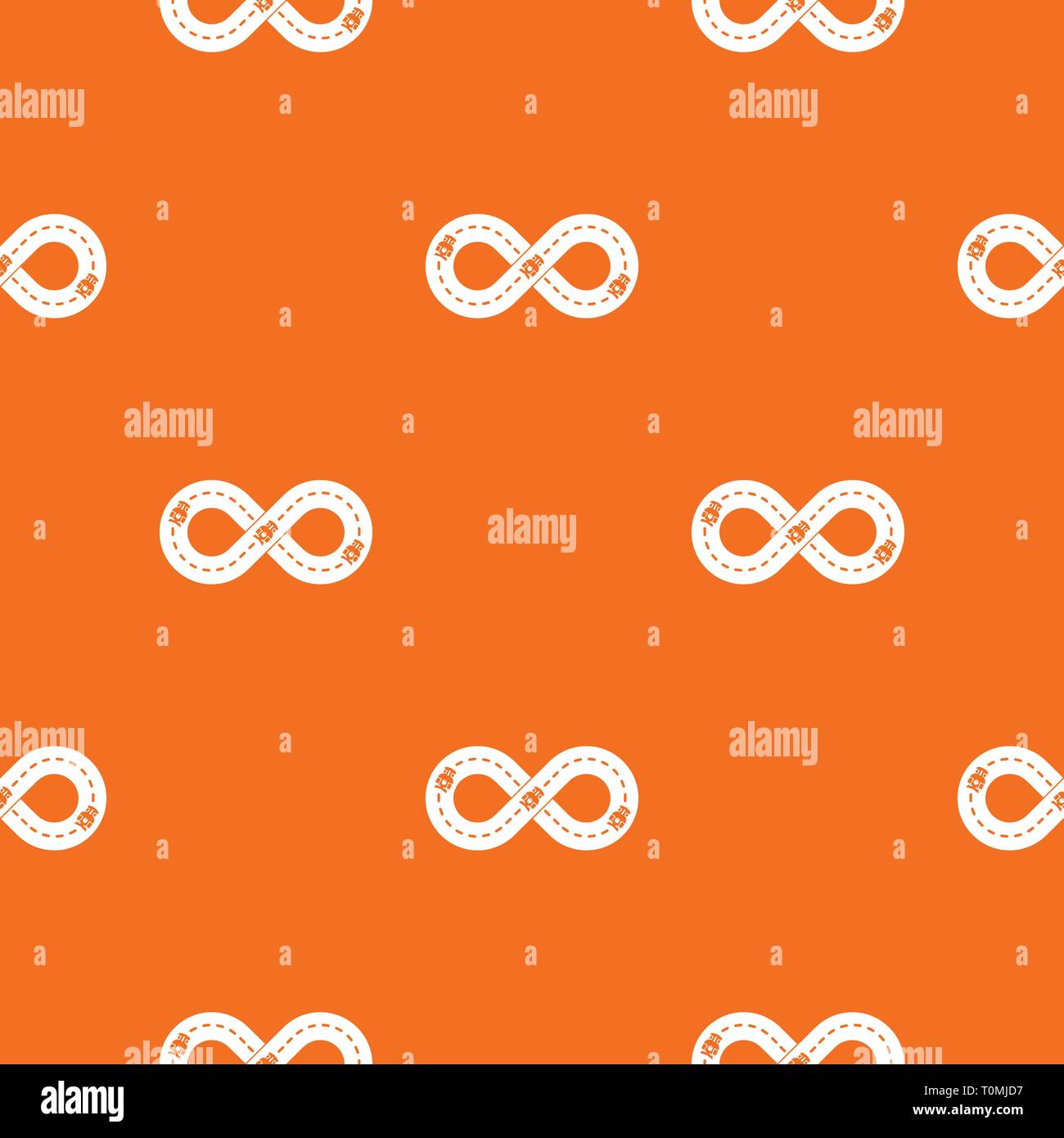 Track pattern vector orange Stock Vector Image & Art - Alamy