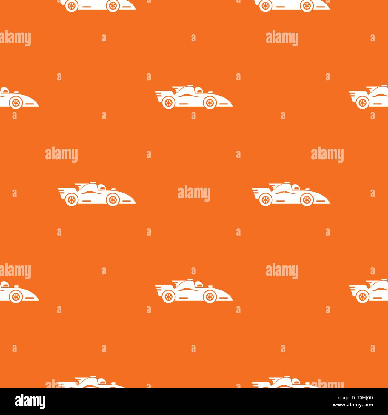 Racing car pattern vector orange Stock Vector Image & Art - Alamy