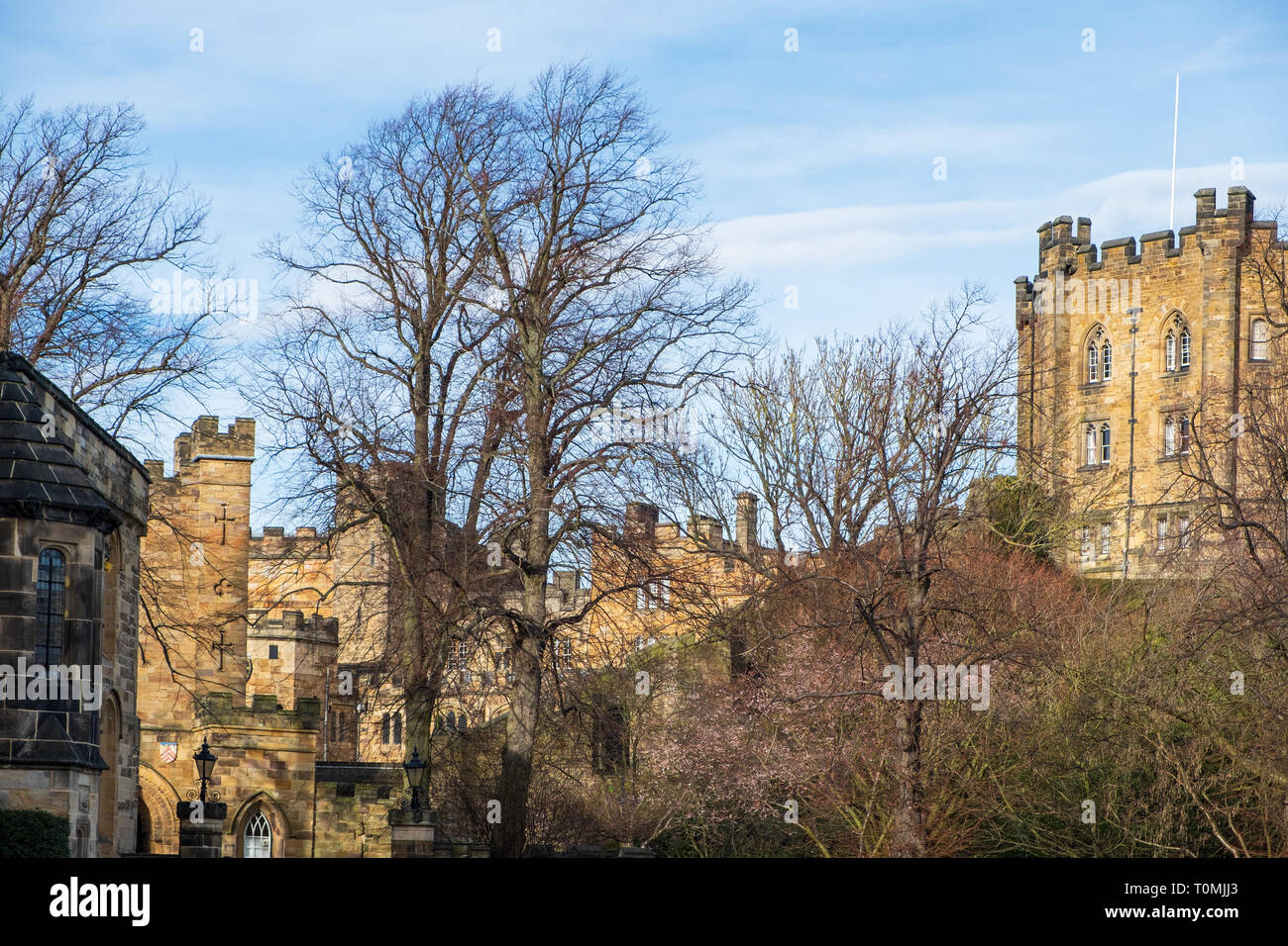 Durham Castle. It is a Norman castle in the city of Durham, England ...
