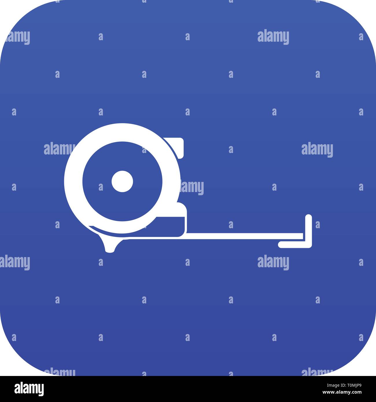 Construction roulette icon digital blue Stock Vector Image & Art - Alamy